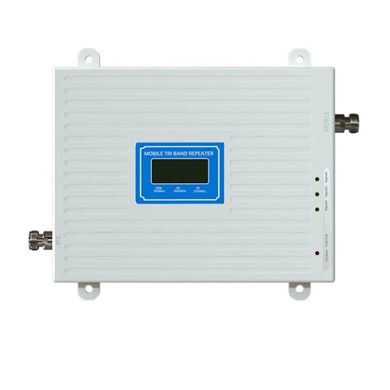 Усилитель 2G 3G 4G LTE, диапазоны 1/7/8, GSM WCDMA UMTS, ретранслятор сотовой связи 900/2100/2600 МГц, вилка европейского стандарта.