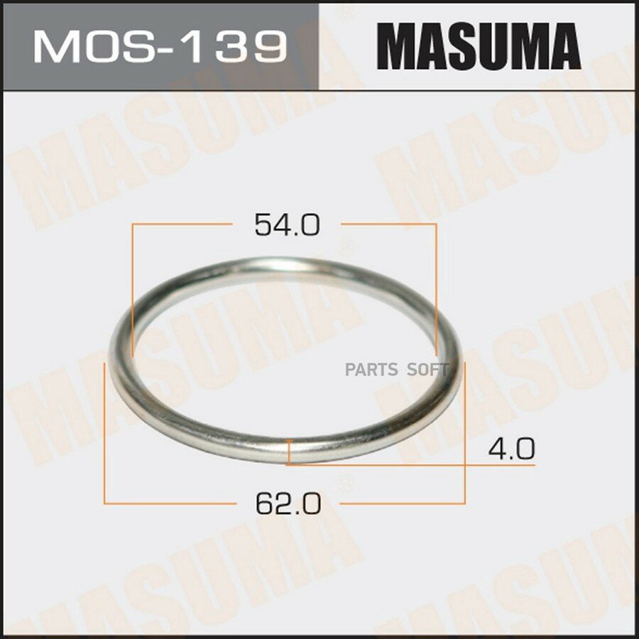 Кольцо глушителя MASUMA MOS-139 | цена за 1 шт