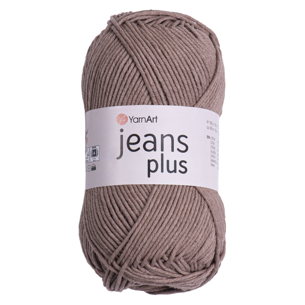 Пряжа для вязания YarnArt Jeans plus 71 кофейный 100 гр/160 м 55% хлопок, 45% полиакрил