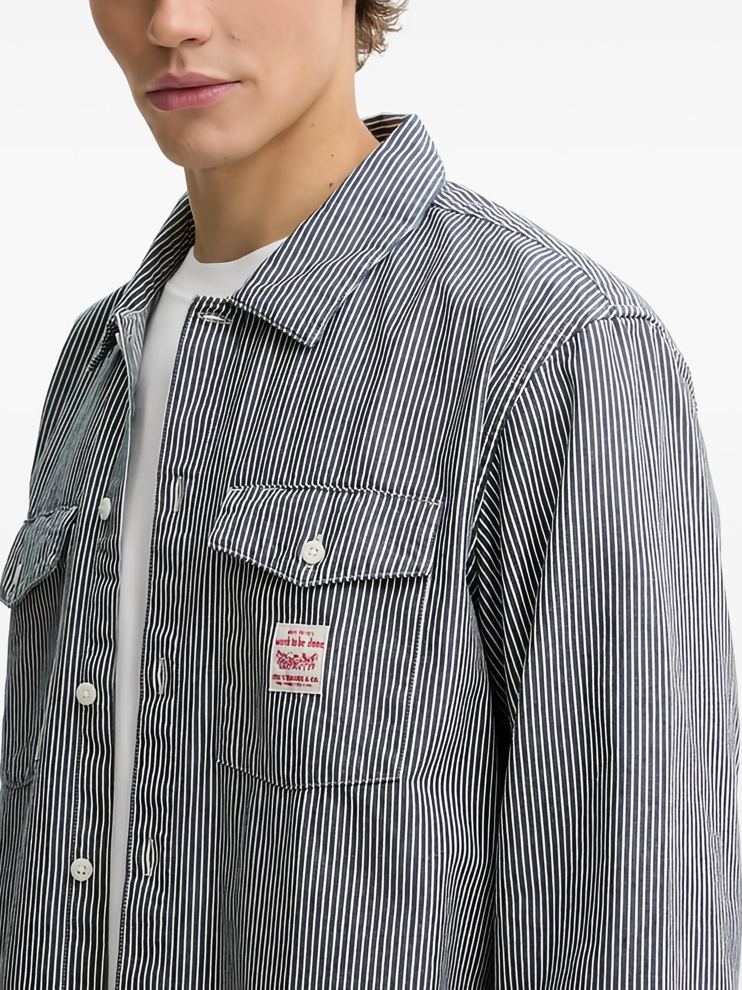 Рубашка Levi's, размер M, синий — фото 1