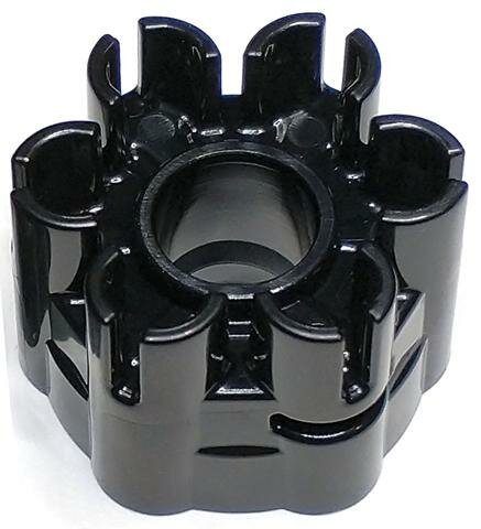 Деталь Lego 77257 Projectile Launcher Part, Rapid Shooter Six Barrel - Rounded Barrels