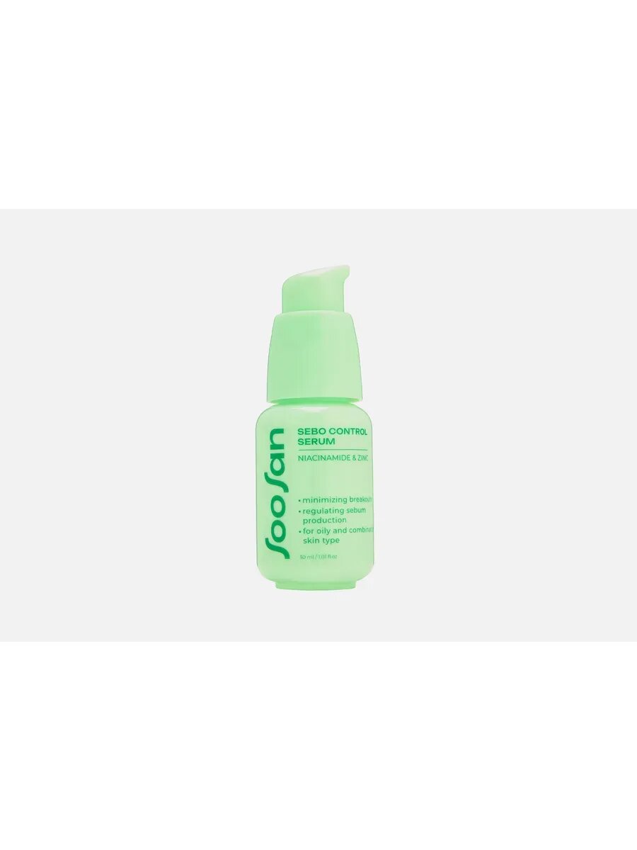 Себорегулирующая Сыворотка для лица SOOSAN Niacinamide & Zinc 30 мл