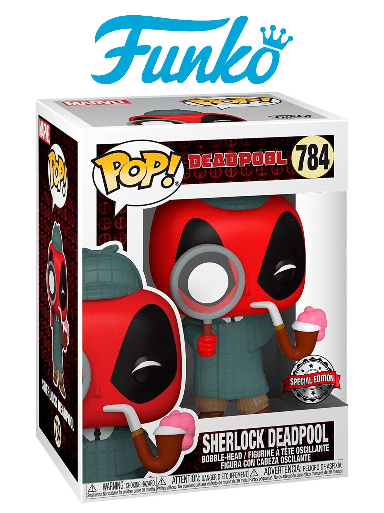 Фигурка Funko POP! Sherlock Deadpool (784) Marvel