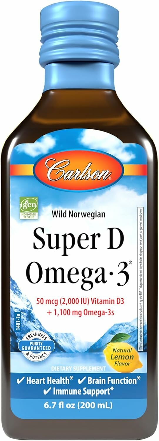 Carlson Super D Omega 3 200 ml (омега 3)
