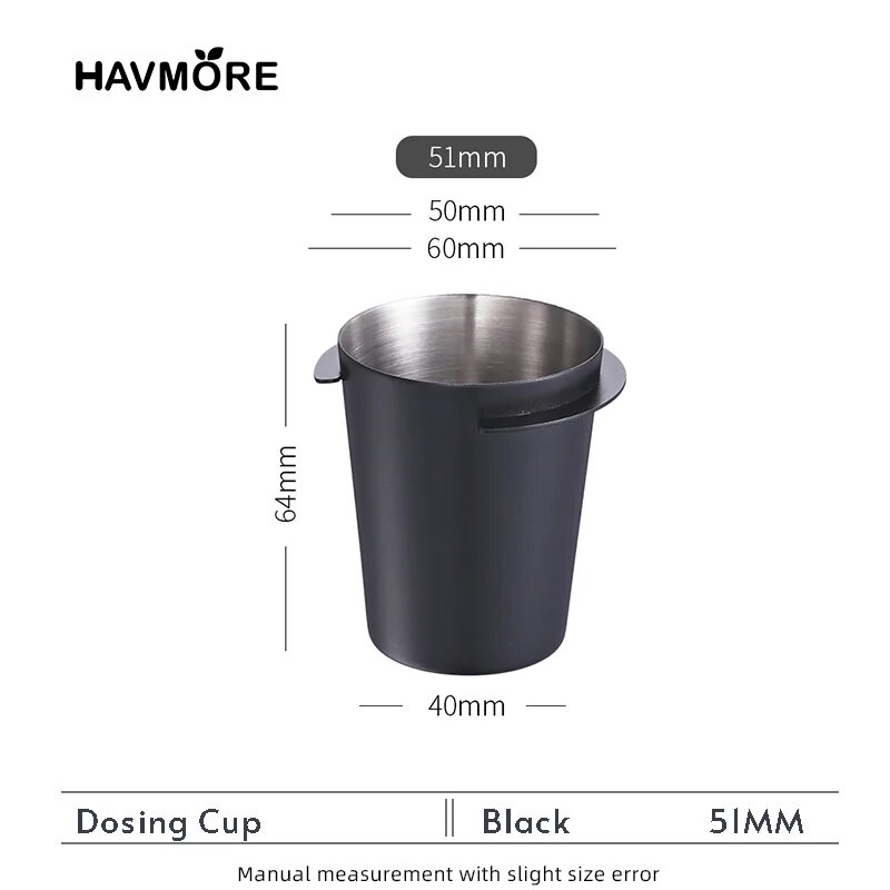 Черный кофе-дозатор Havmore 51 мм