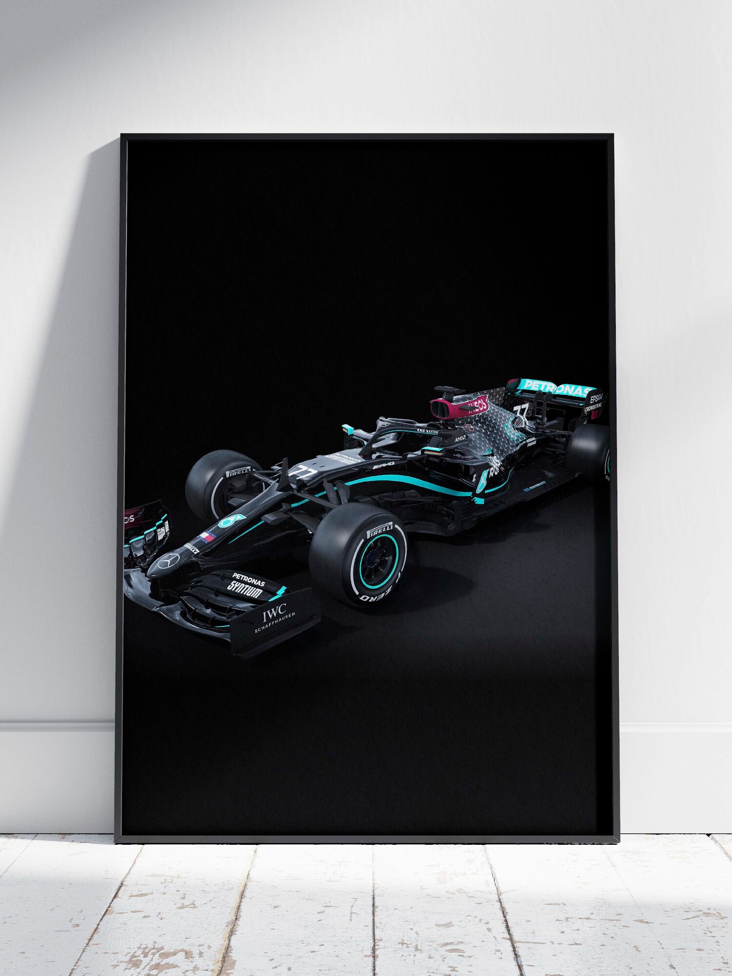 Плакат на стену для интерьера Легенды Авто (Мерседес Бенц Формула 1 - Mercedes Benz Formula One Car) - Постер по машине формата A3 (30x42 см)