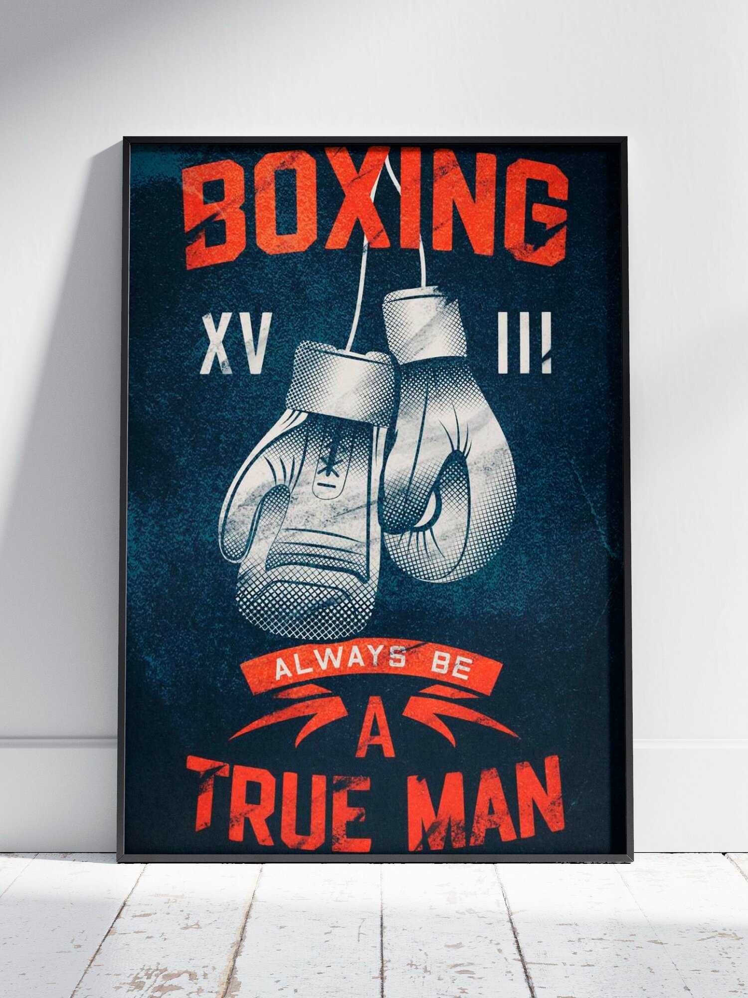 Плакат на стену для интерьера Спорт (Бокс - Boxing 5) - Постер по спорту и физической активности формата A4 (21x30 см)