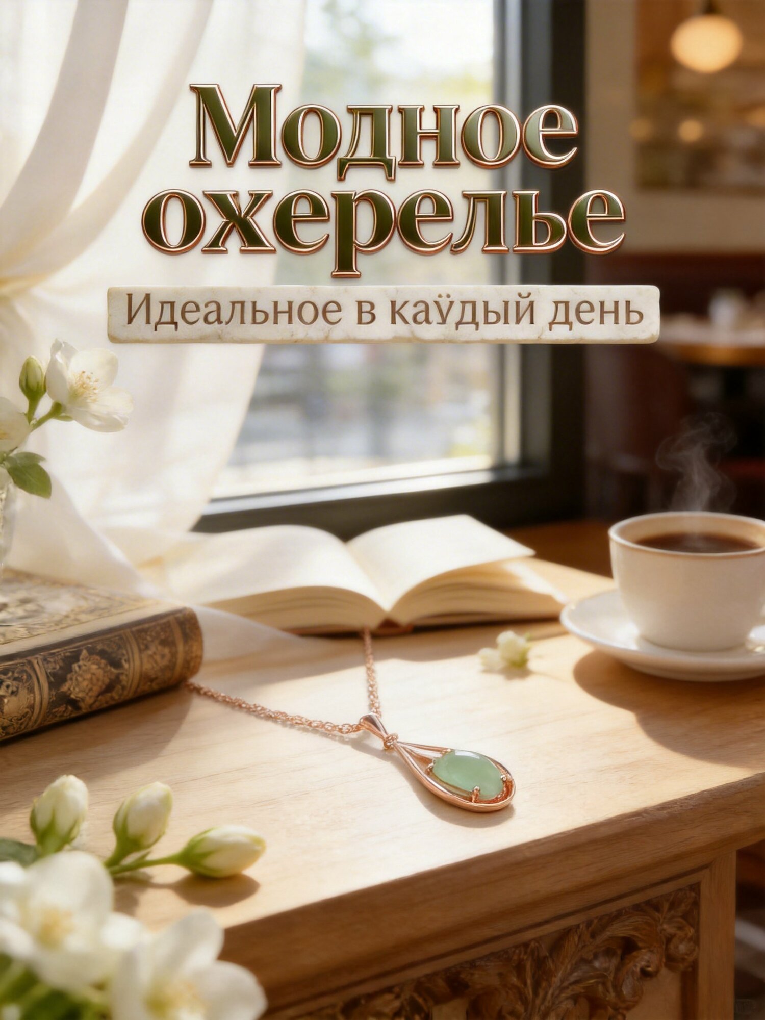 Позолоченное латунное женское ожерелье, цепочка с кулоном в простом роскошном стиле для свадьбы, помолвки, вечеринки и ежедневной носки