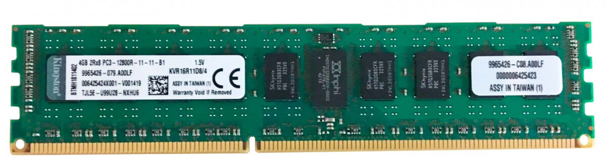 Оперативная память Kingston KVR16R11D8/4 DDRIII 4Gb