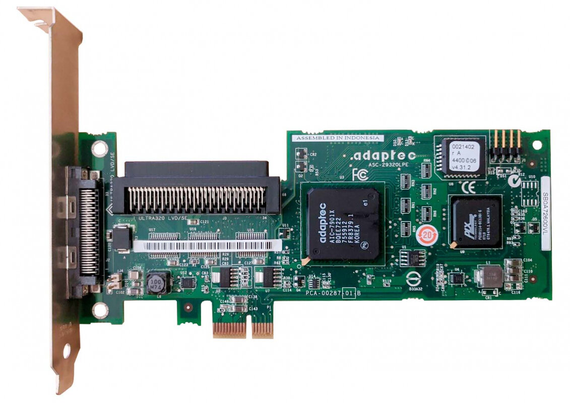 Контроллер Adaptec ASC-29320LPE PCI-E1x — фото 1