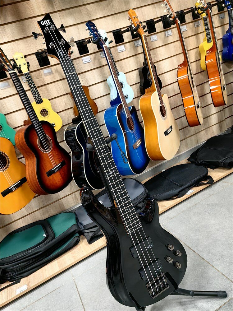Бас-гитара Schecter SGR C-4 BASS Gloss Black — фото 1