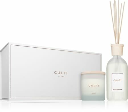 Culti Milano Ароматический набор: свеча 270 г и диффузор 500 мл Gift Box