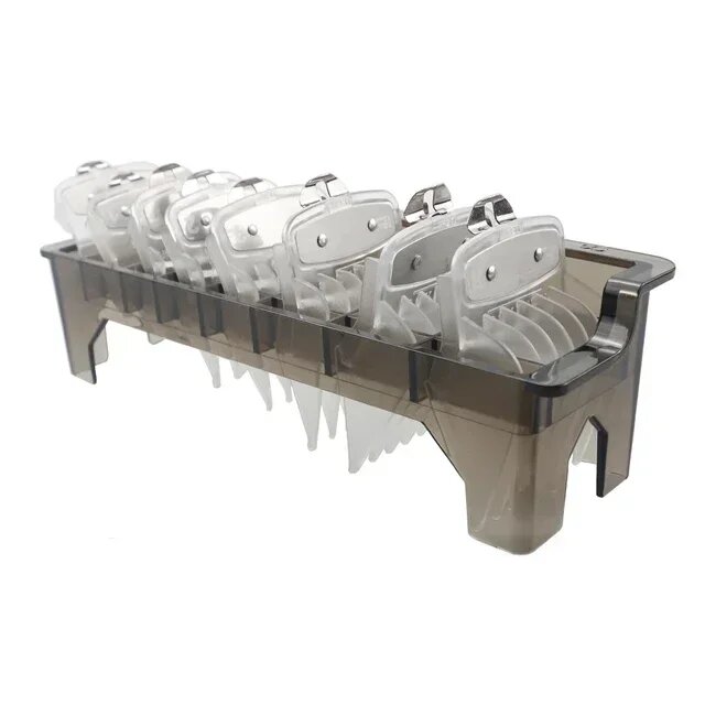 Насадки-гребни для триммера Wahl 8/10 шт. 8pcs-Clear-Grey