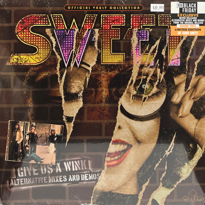 The Sweet - Give Us A Wink Alternative Mixes And Demos, 2LP Gatefold, ORANGE LP