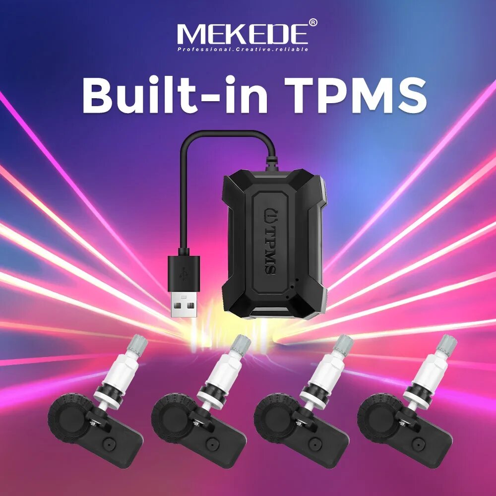 MEKEDE Дополнительные аксессуары для Android Автомобильный радиоприемник 1080P AHD Built-in TPMS