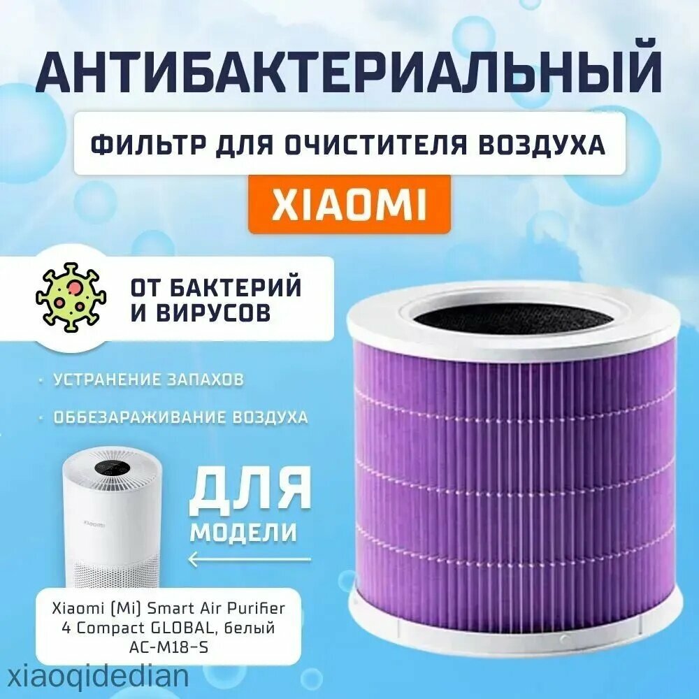 Фильтр для очистителя воздуха Smart Air Purifier 4 Compact Filter Pro (AFEP5TFA18) GLOBAL Purple