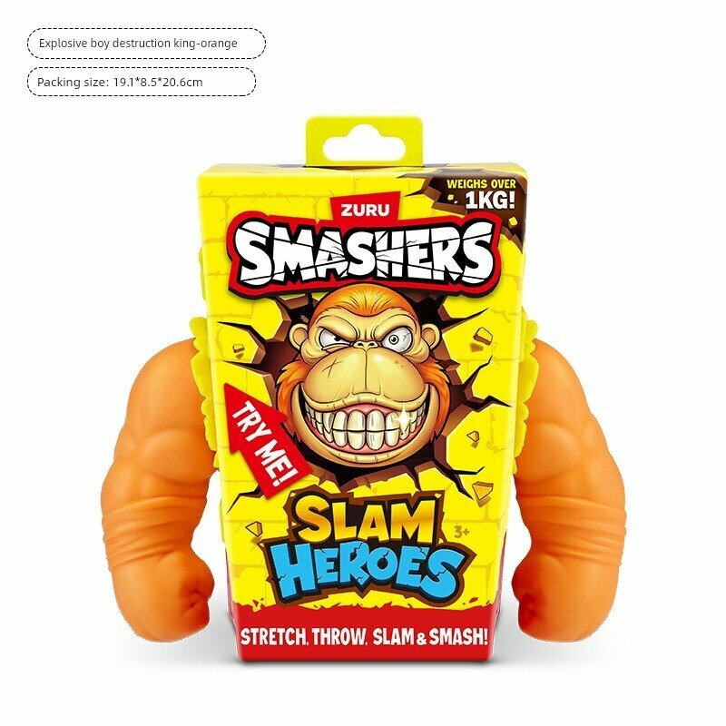 ZURU Blast Kids офисная игрушка-смешок для снятия стресса - оранжевый резиновый деформируемый игрушечный аксессуар для