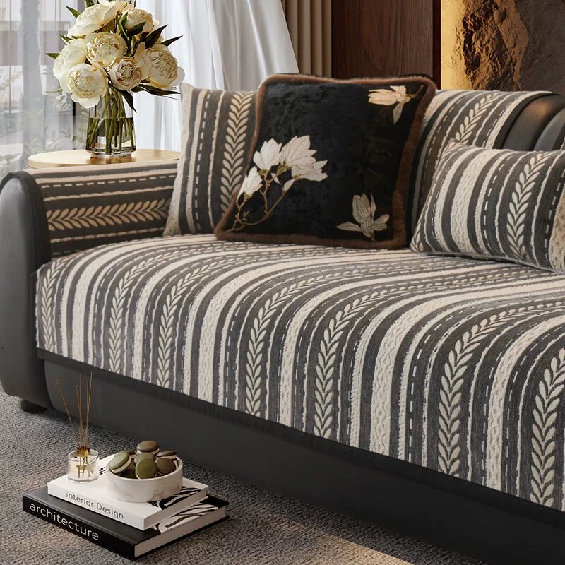 Чехол для диванной подушки Yuman Home Furnishings, легкий люкс, высококачественный, французский шенилл, всесезонный,