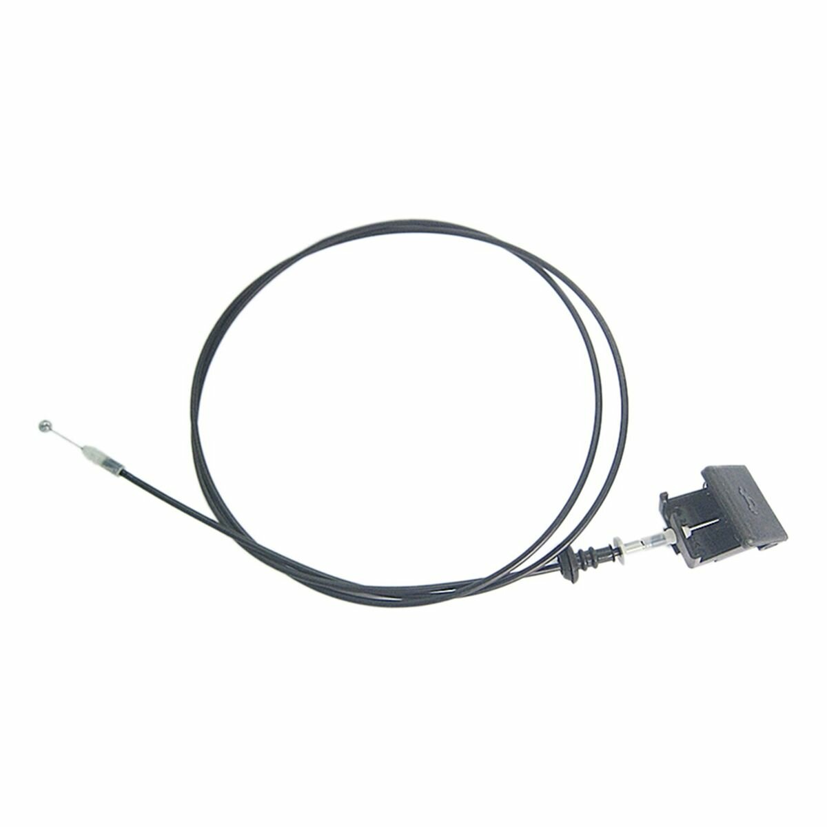 Трос открывания капота с ручкой BP4K-56-720 для Mazda 3 BK 2003-2010 — запасная деталь кузова, черный, пластик