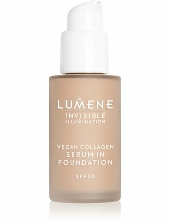 Тональный крем Lumene Невидимое сияние Веганский коллагеновый сыворотка в тональном креме SPF 30, 30 мл