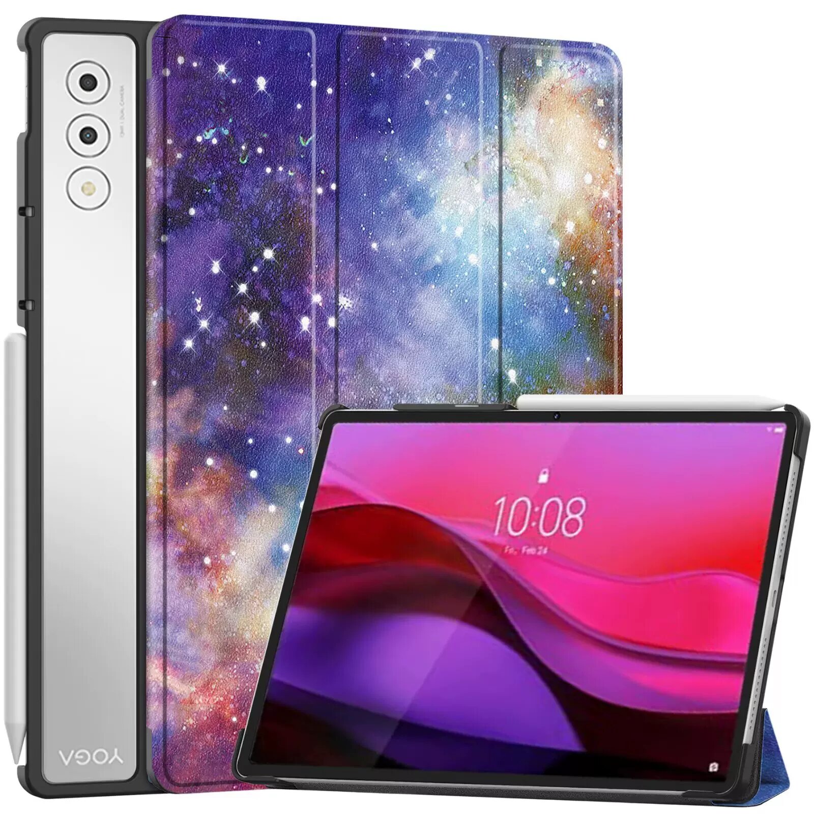 Подходит для защитного чехла для планшета YOGA Pad Pro AI TB-520FU 70% off с откидной крышкой, жесткий чехол с защитой