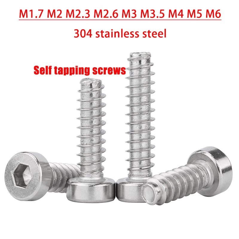 Болты нержавеющая сталь M3x12mm, 50шт