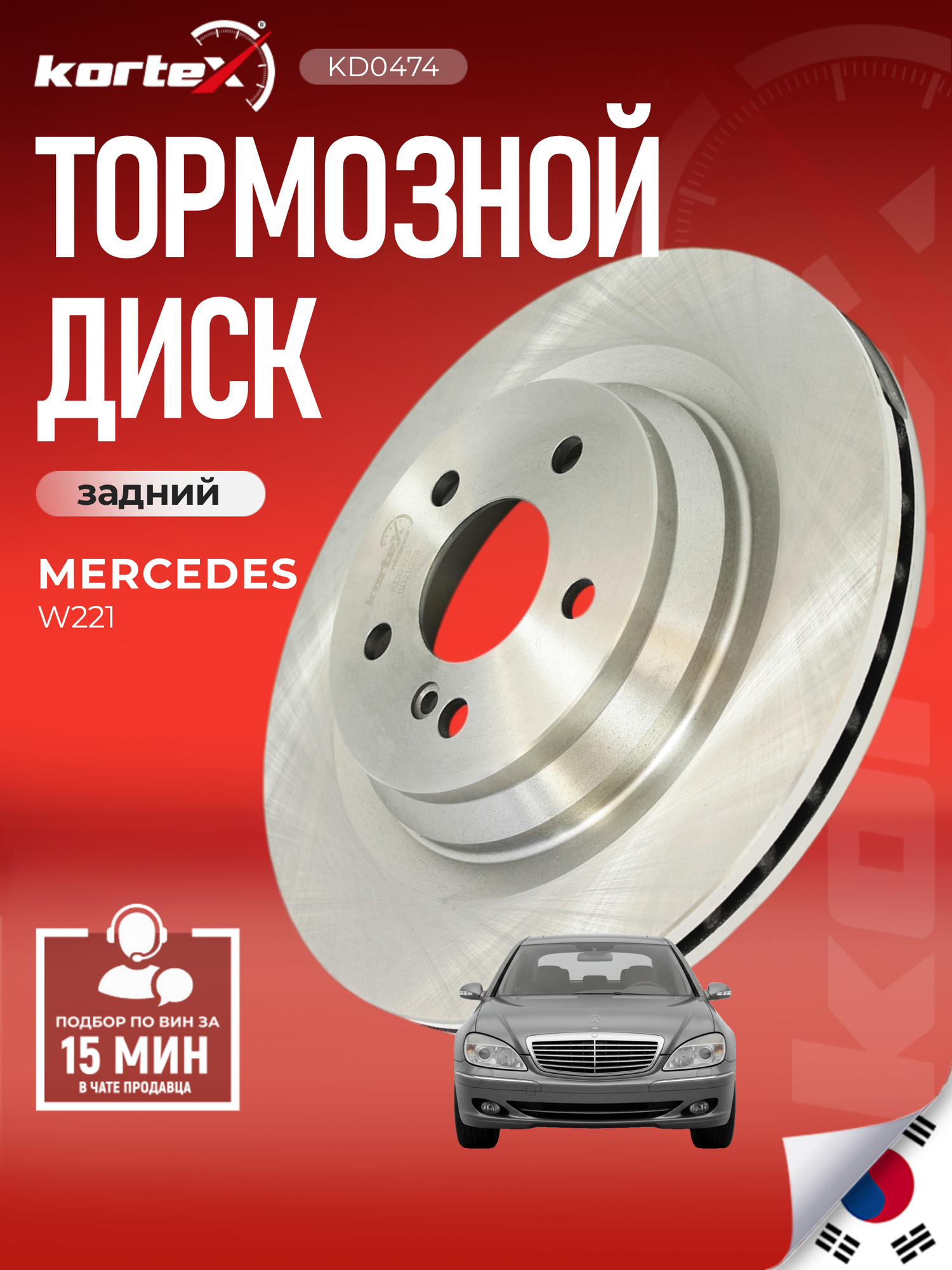 Тормозной диск задний вентилируемый Мерседес Бенц S Class, Sl STA2214230412, PBD1916, M2000802
