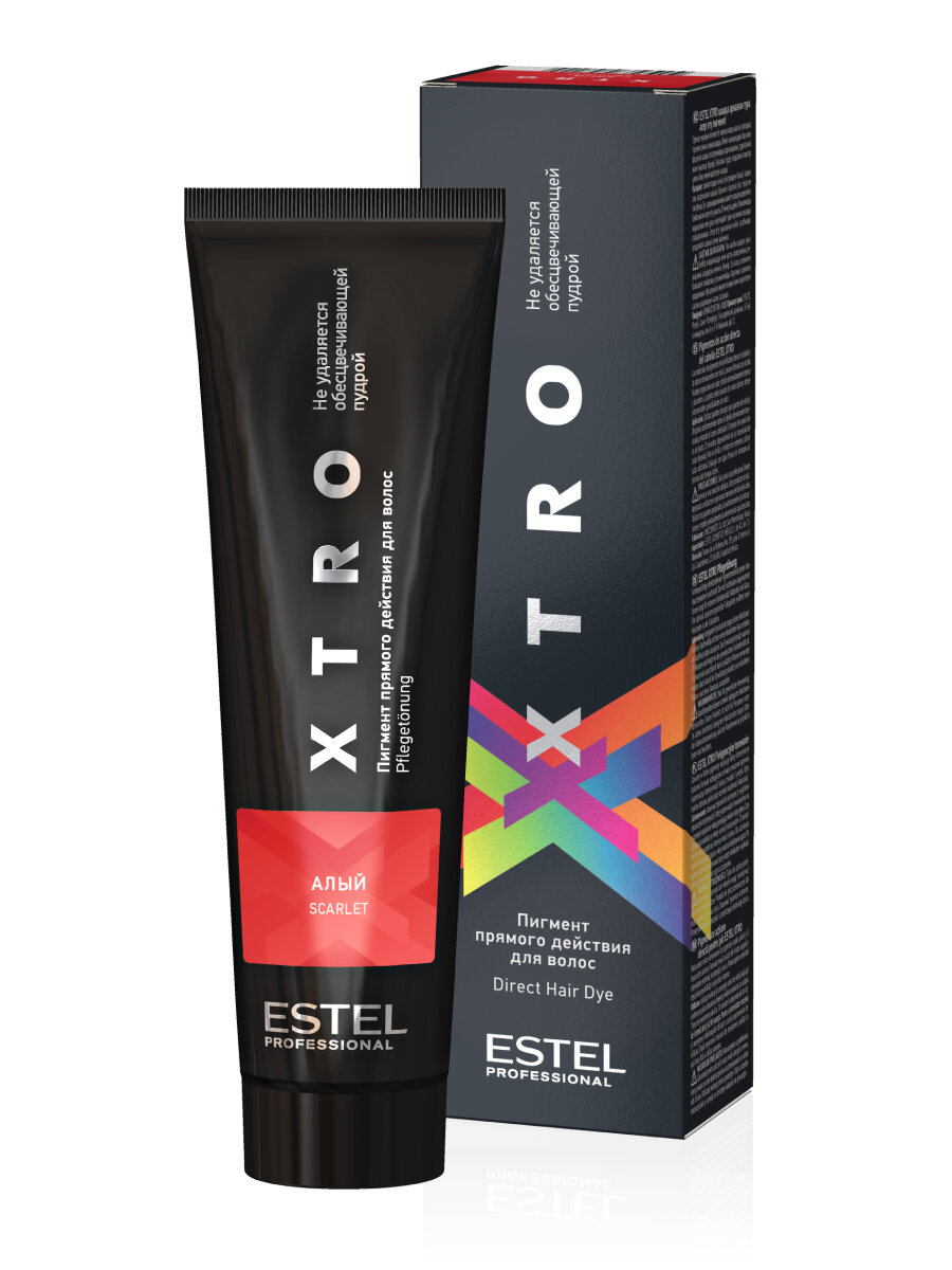 ESTEL пигмент прямого действия XTRO BLACK, алый, 100 мл, 15 г