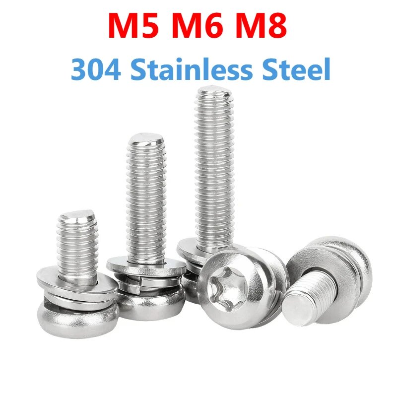 Винт Torx M6x10mm нержавеющая сталь (20шт)
