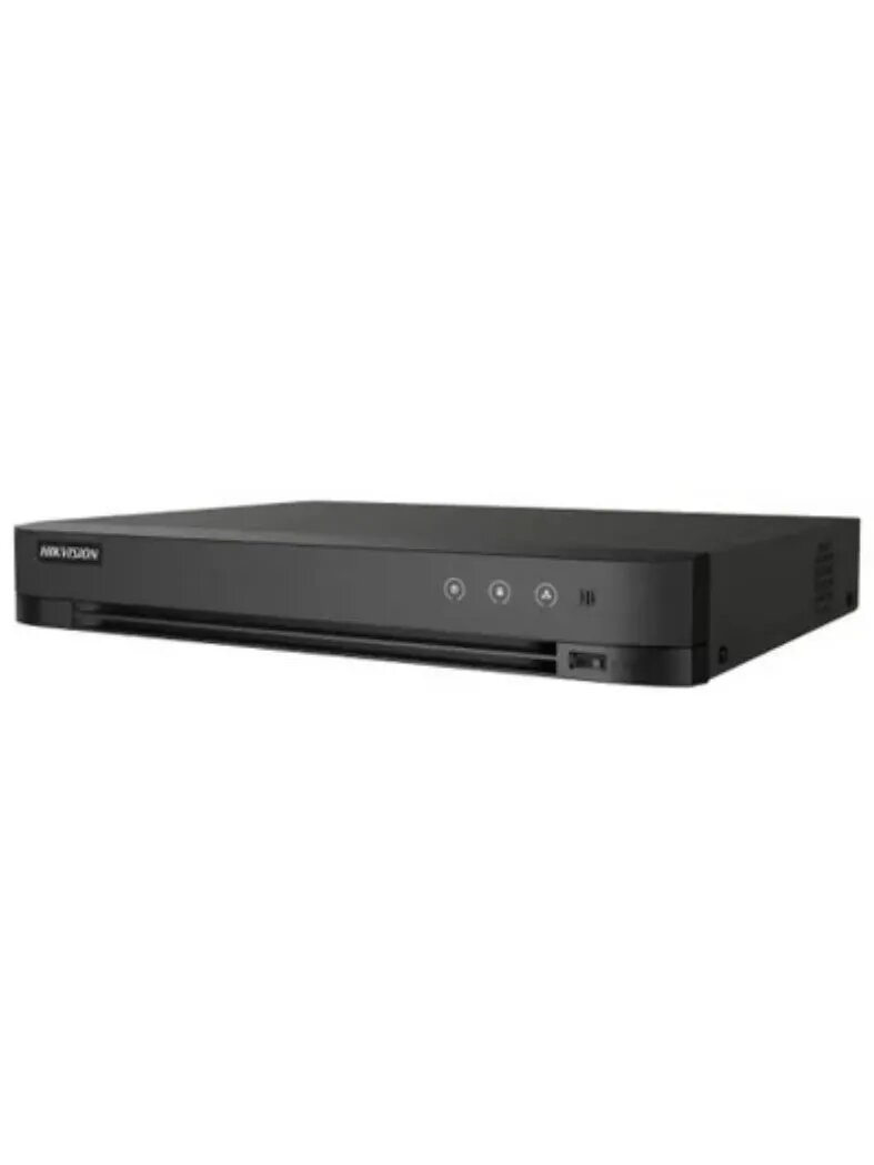 Видеорегистратор Hikvision IDS-7208HUHI-M2/XT, гибридный, до 16 камер, PoE