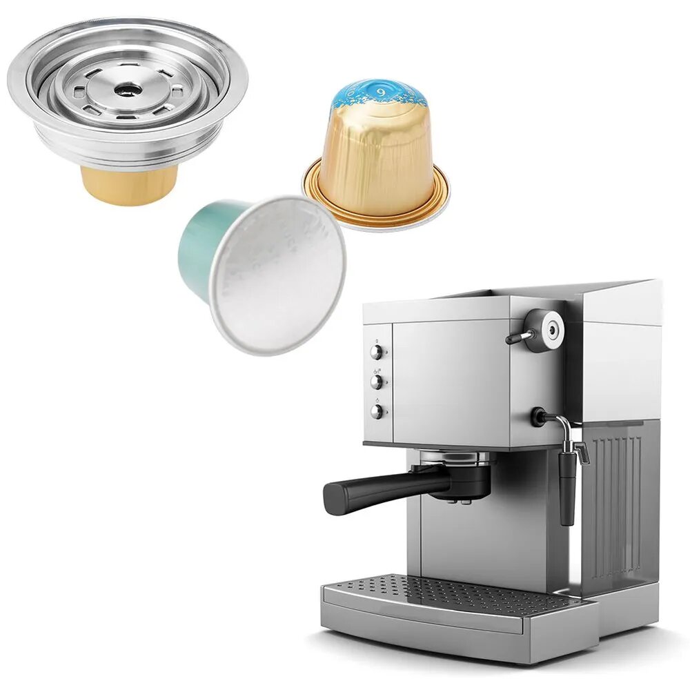 Адаптер для капсул Nestl Dolce Gusto для кофемашины Nespresso VertuoLine, объём 40 мл, из нержавеющей стали марки 304