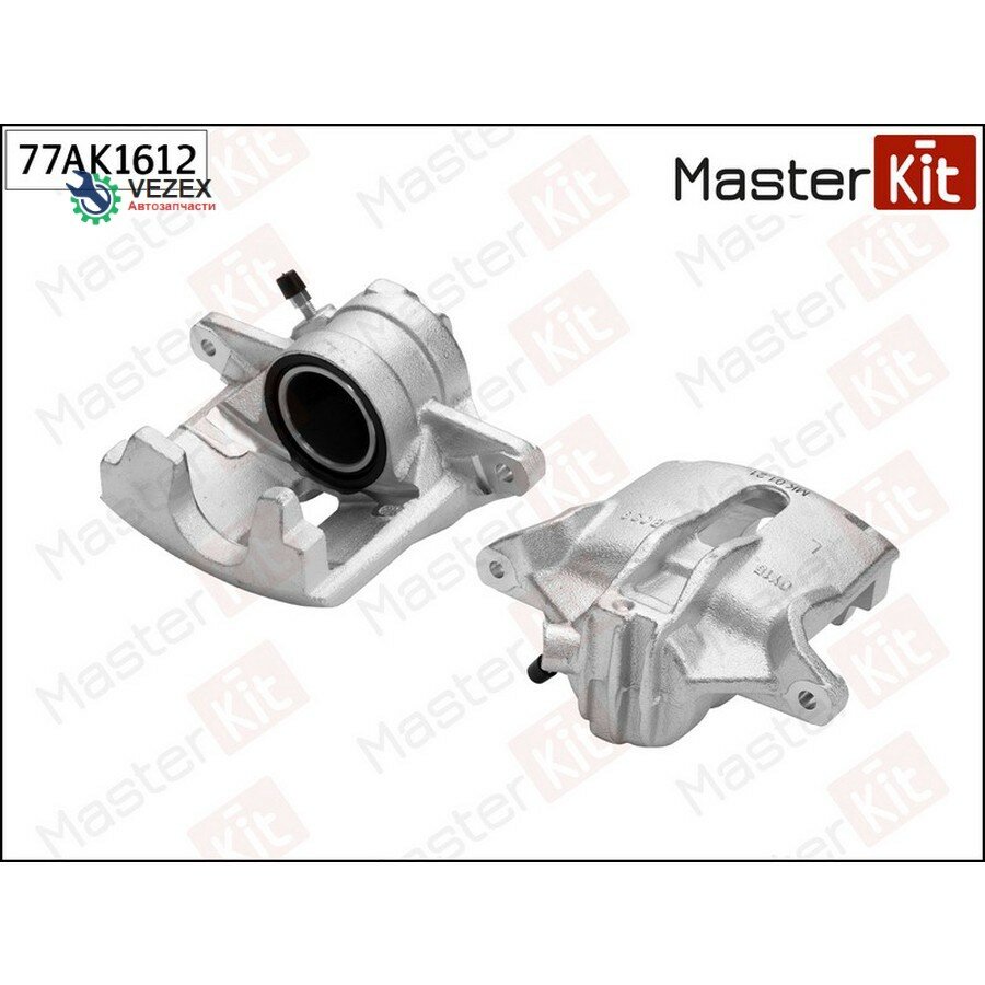 MASTERKIT 77AK1612 Суппорт тормозной перед. лев. Citroen DS3 2009 - 2015, Peugeot 208 (CA_, CC_) 2012 - Masterkit 77AK1612
