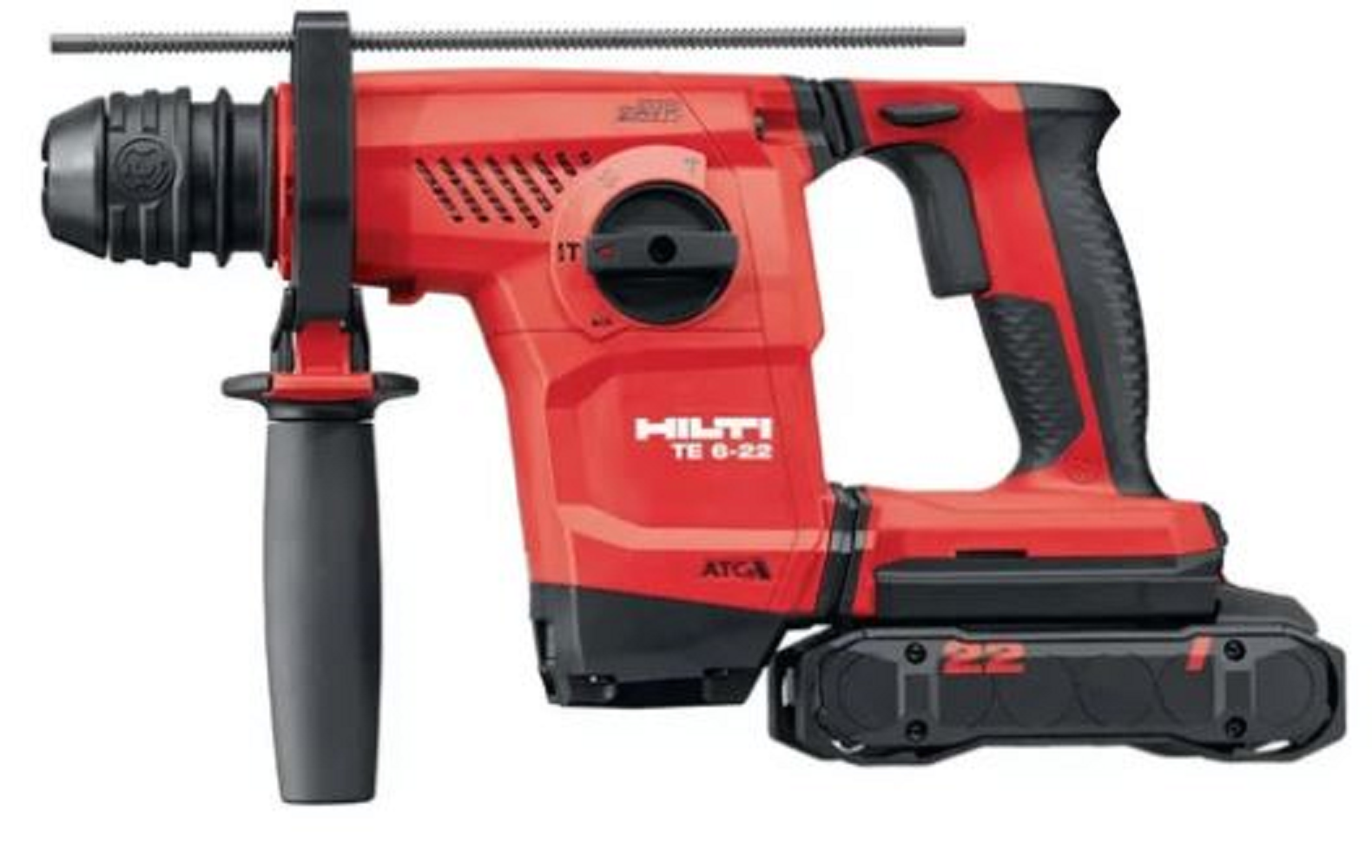 Аккумуляторнный перфоратор Hilti TE 6-22 чемодан + АКБ B 22-85 Li-ion Nuron (4.0A) + ЗУ C 4-22 230V Nuron #2253058