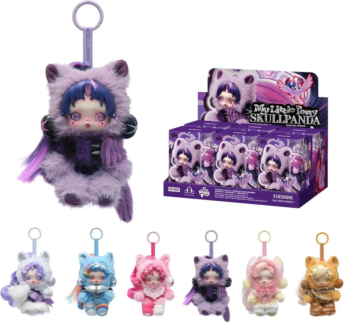 Оригинальное название: POP MART SKULLPANDA My Little Pony Коллекция кукол.