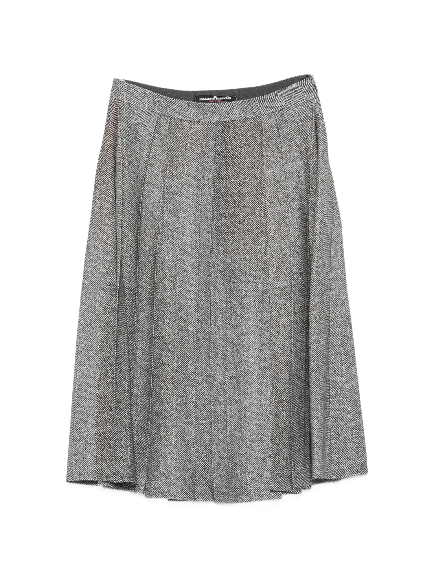 Юбка Herringbone-pattern pleated midi skirt