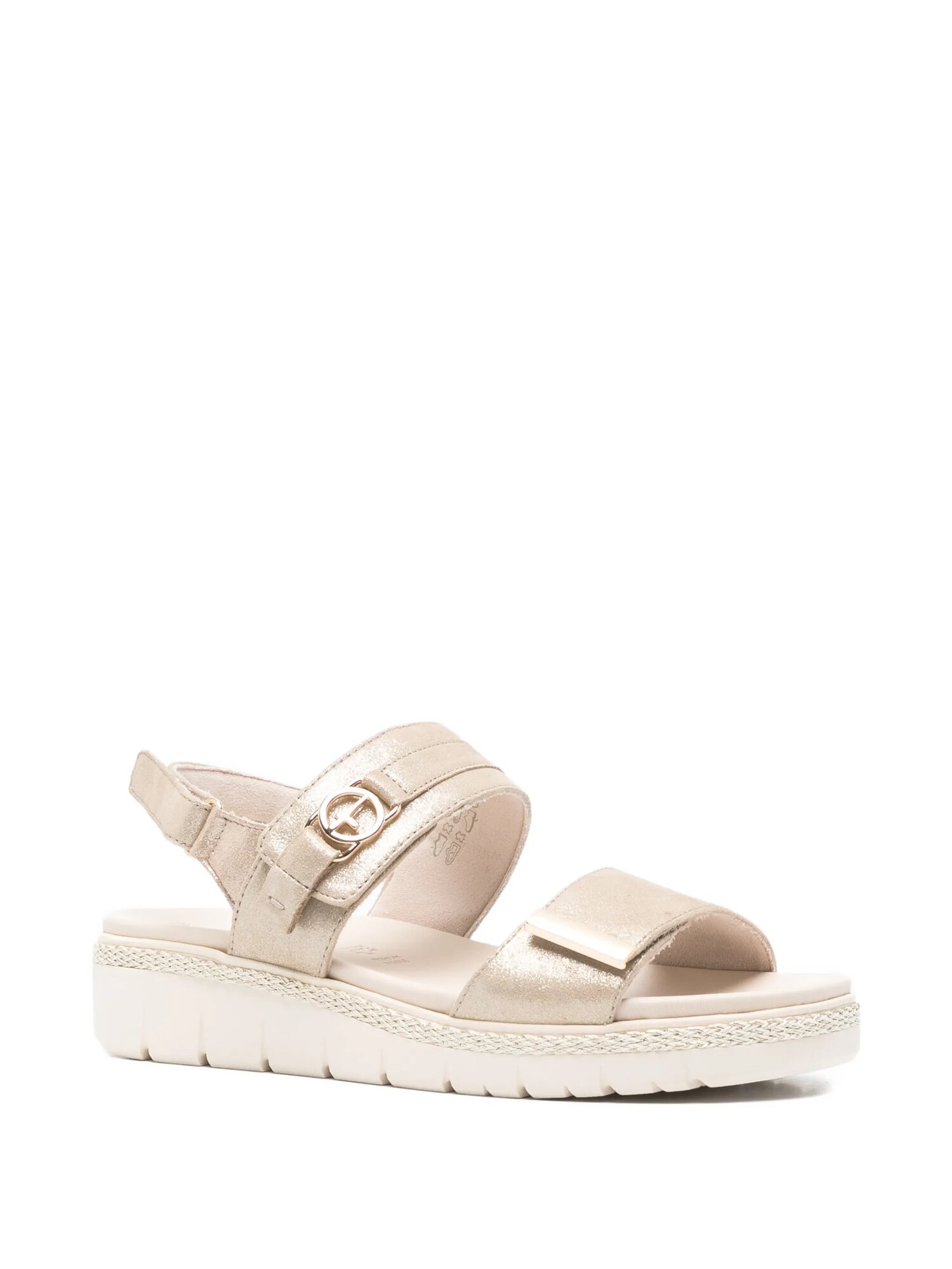 Босоножки Tamaris Metallic leather sandals, размер 40 EU — фото 1
