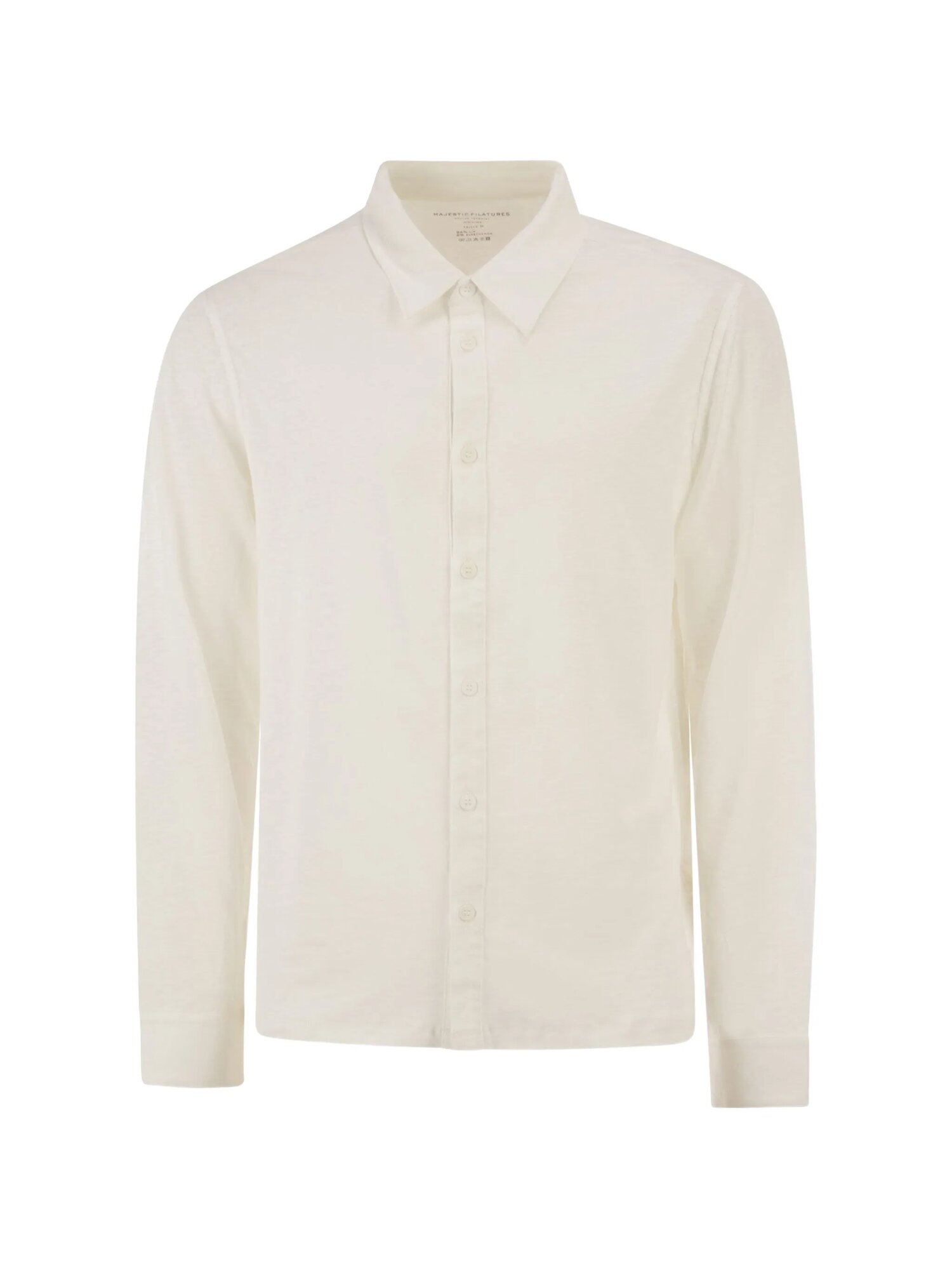 Рубашка MAJESTIC FILATURES Stretch-linen shirt