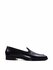 Лоферы EDHEN MILANO Embossed leather loafers, размер 43, black/black