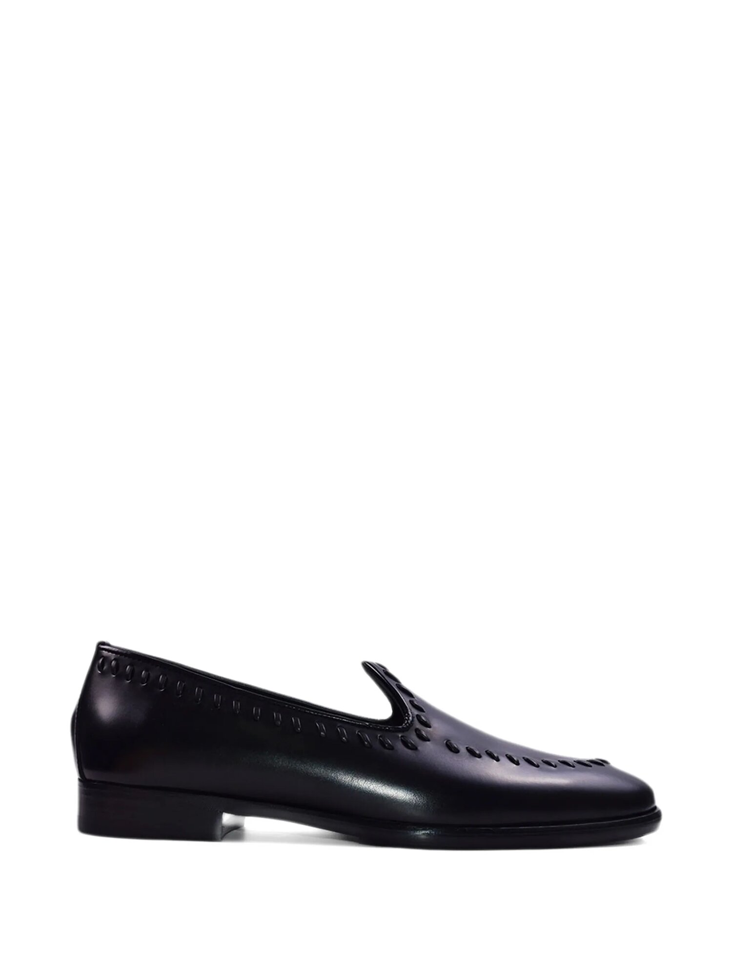 Лоферы Embossed leather loafers