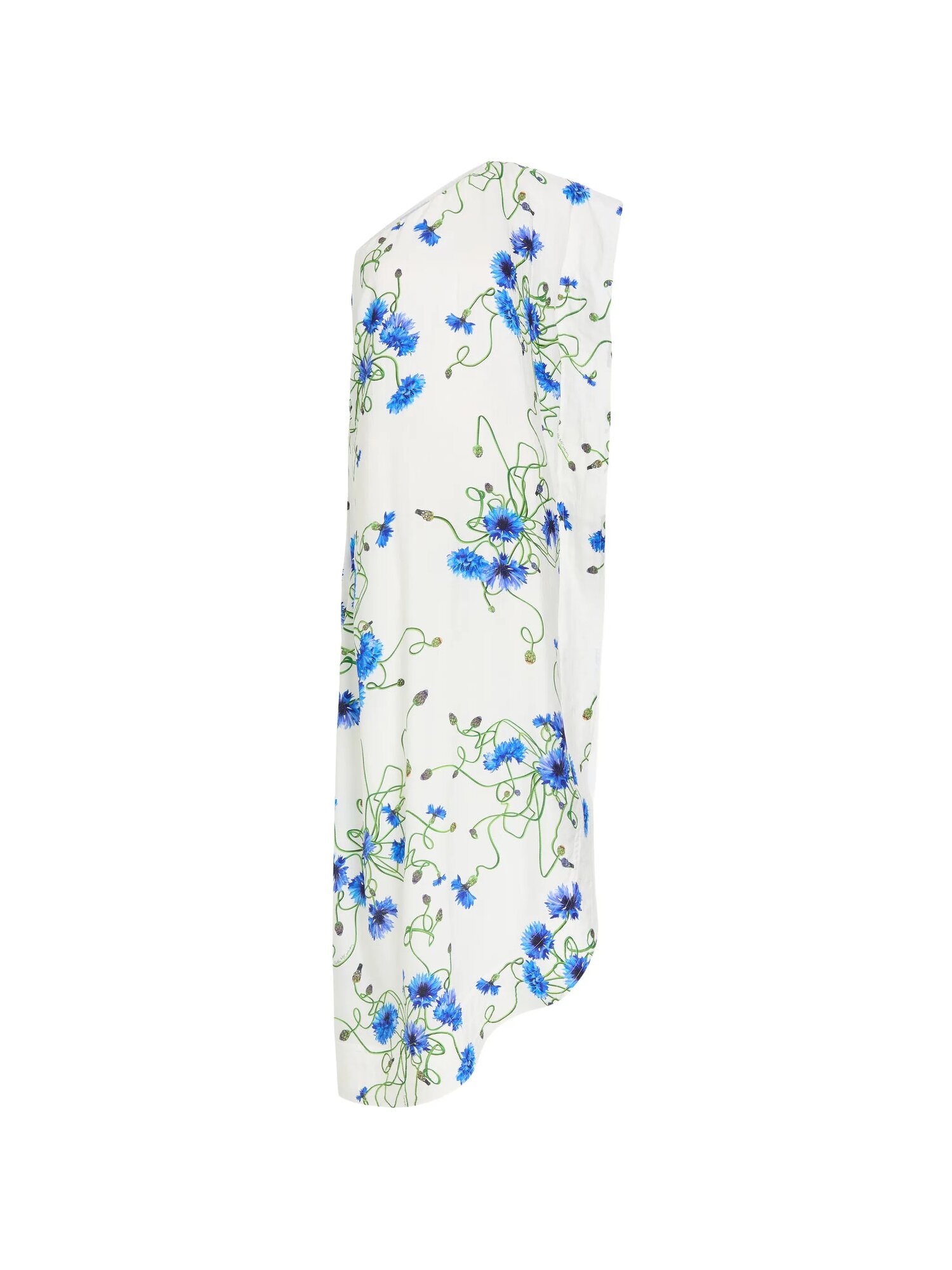 Платье Floral-print one-shoulder maxi dress