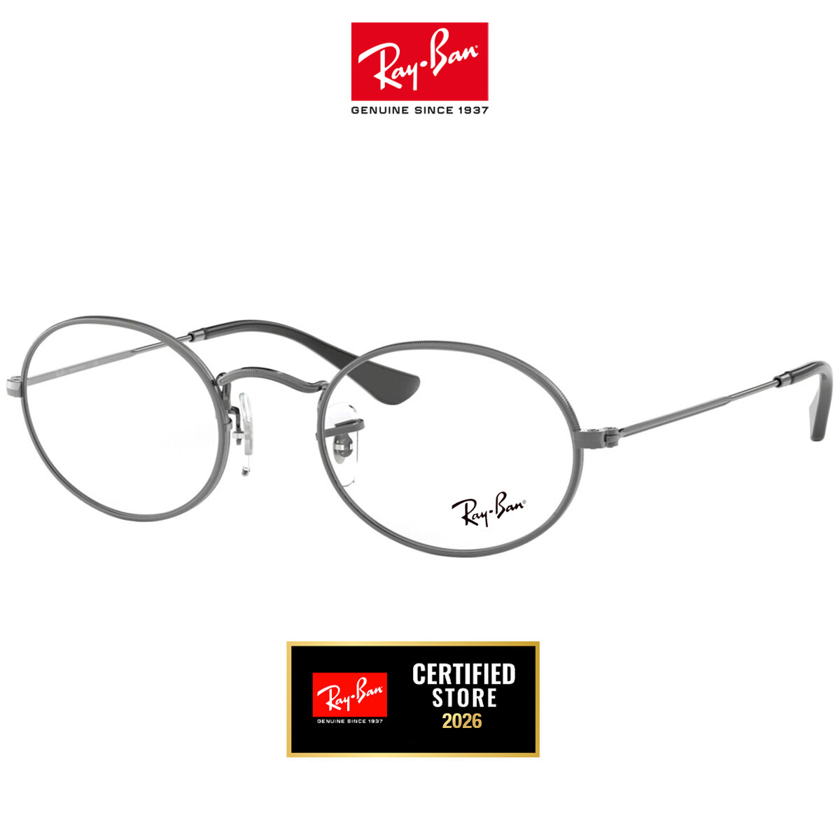 Ray-Ban 3547V 2502 Oval Optic Large size 51mm оправа для очков
