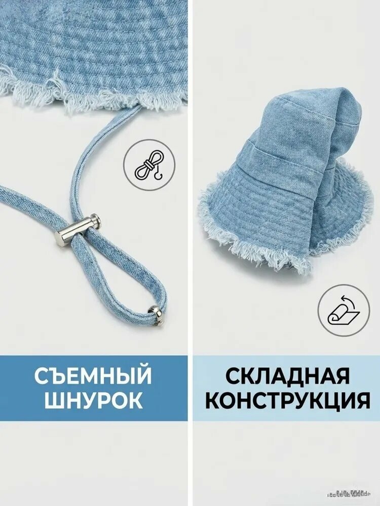 Панама с завязками — фото 1