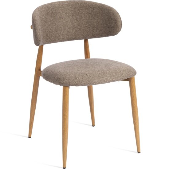 Комплект обеденных стульев Tetchair 2 шт Белси/Belsay велюр/металл, светло-коричневый/натуральный