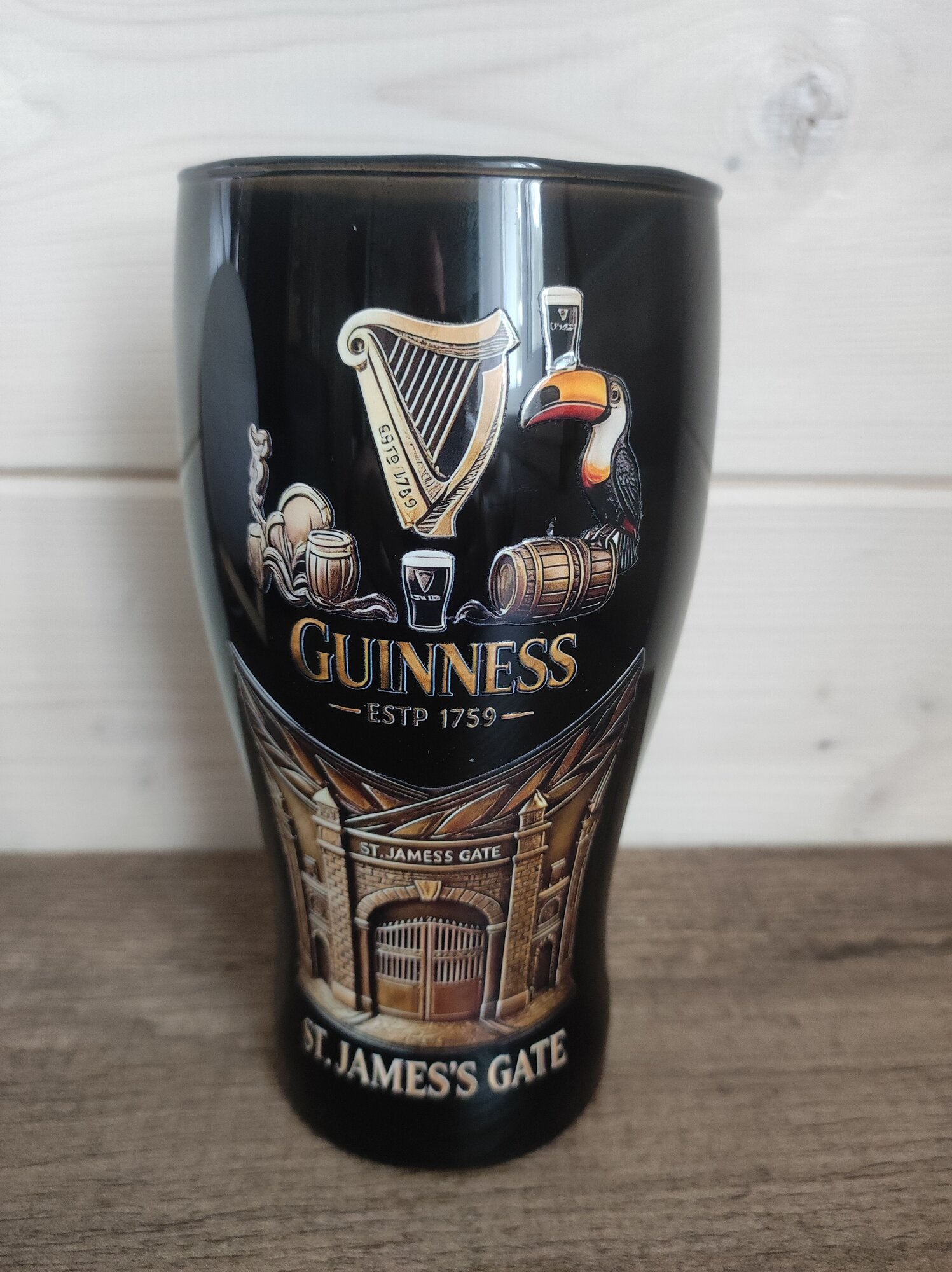 Бокал для пива Гиннес/Guinness черный 500 мл