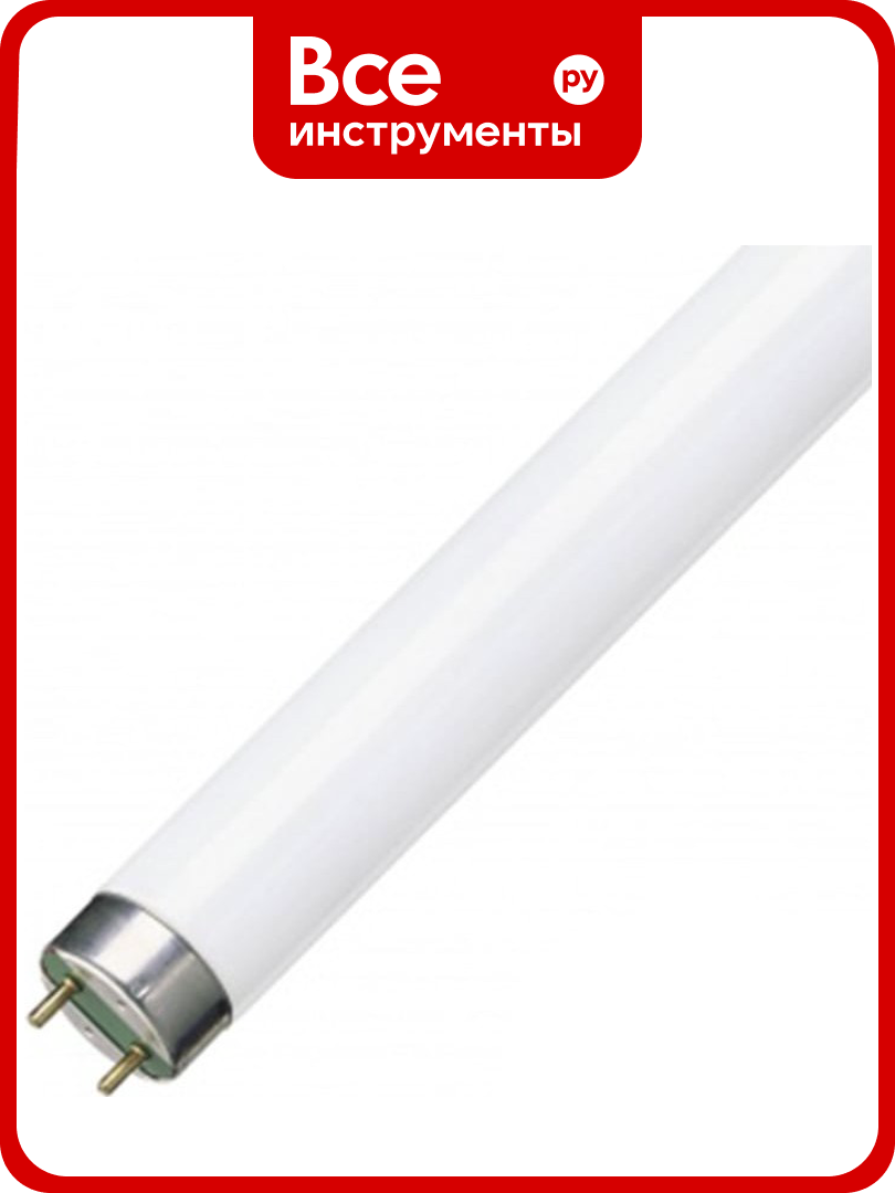 Линейная люминесцентная лампа Osram LUMILUX T8 58Вт 4000К G13L 58W/840, Лампа излучает нейтральный белый свет
