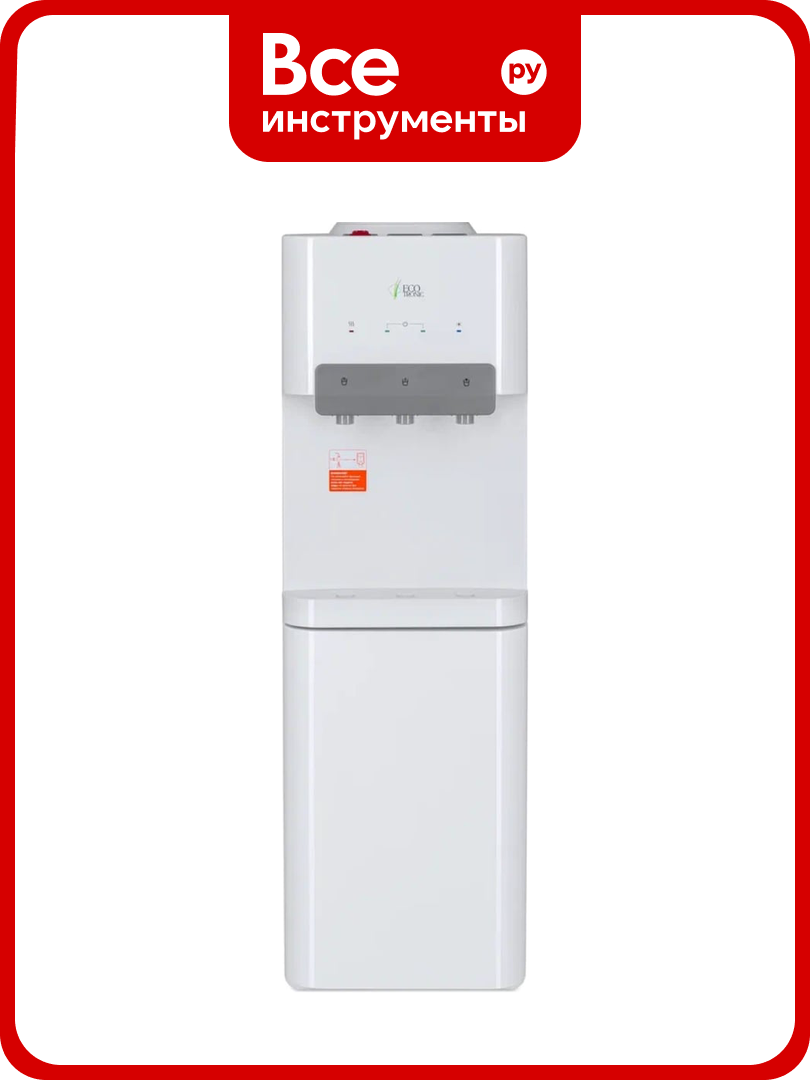 Кулер Ecotronic B4-LF, белый, компрессорное охлаждение, 3 крана, холодильник, 16л