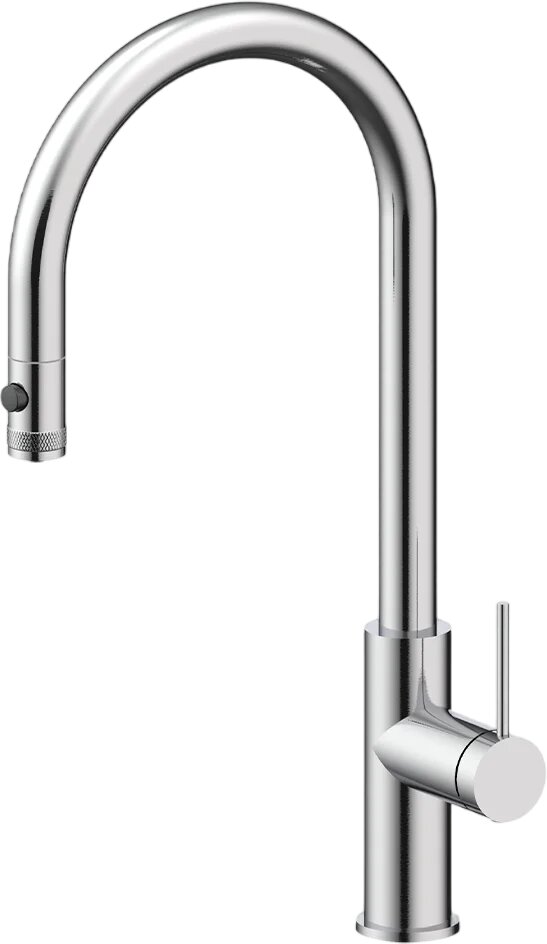 Смеситель для кухни Paulmark Galant Ga213077-BS с краном для питьевой воды, с поворотным изливом, матовый, однорычажный, с керамическим картриджем