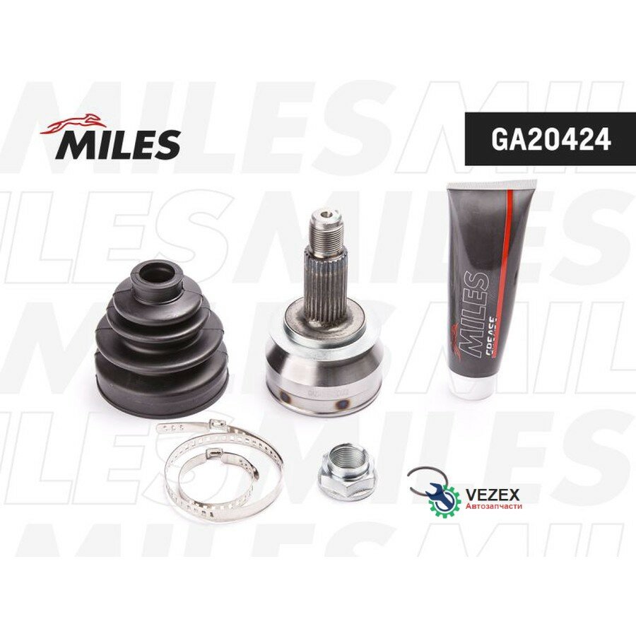 MILES GA20424 ШРУС перед. нар. SUBARU Forester 07- / Impreza 07-/ Legacy 03- (30X53.6X27) GA20424