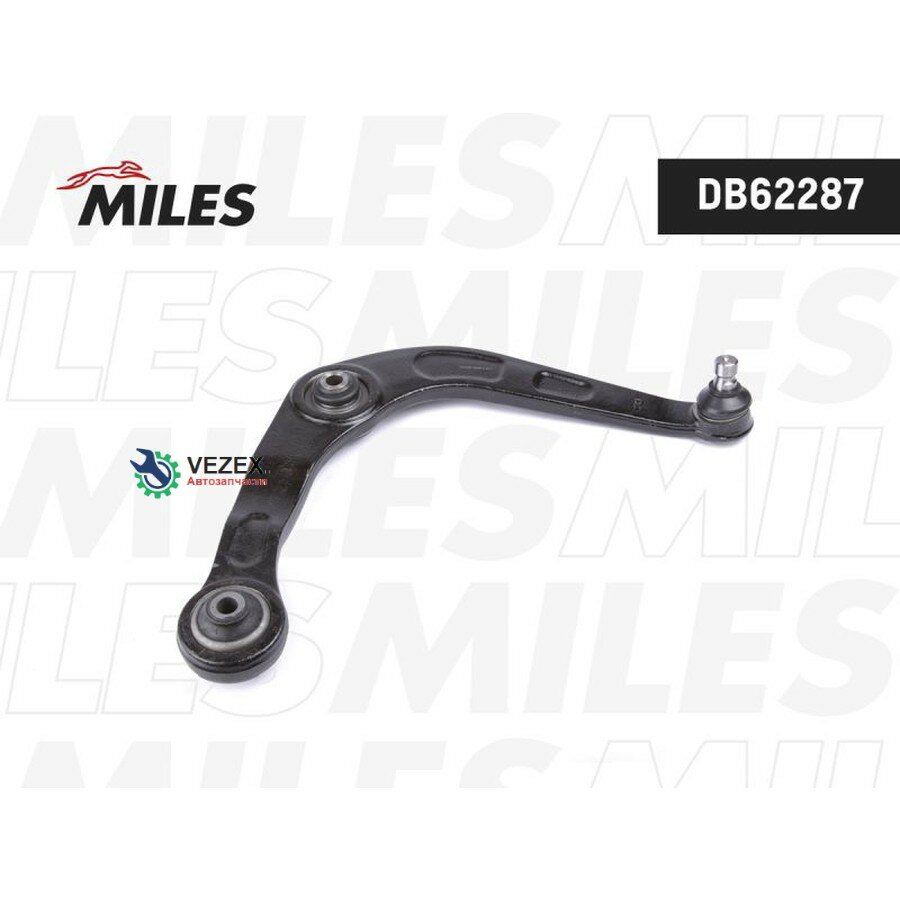 MILES DB62287 Рычаг передней подвески нижний правый PEUGEOT 206 -09/02 (LEMFORDER 2955601) DB62287