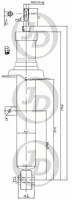 Амортизатор /GAS/ JSA341288 / FR